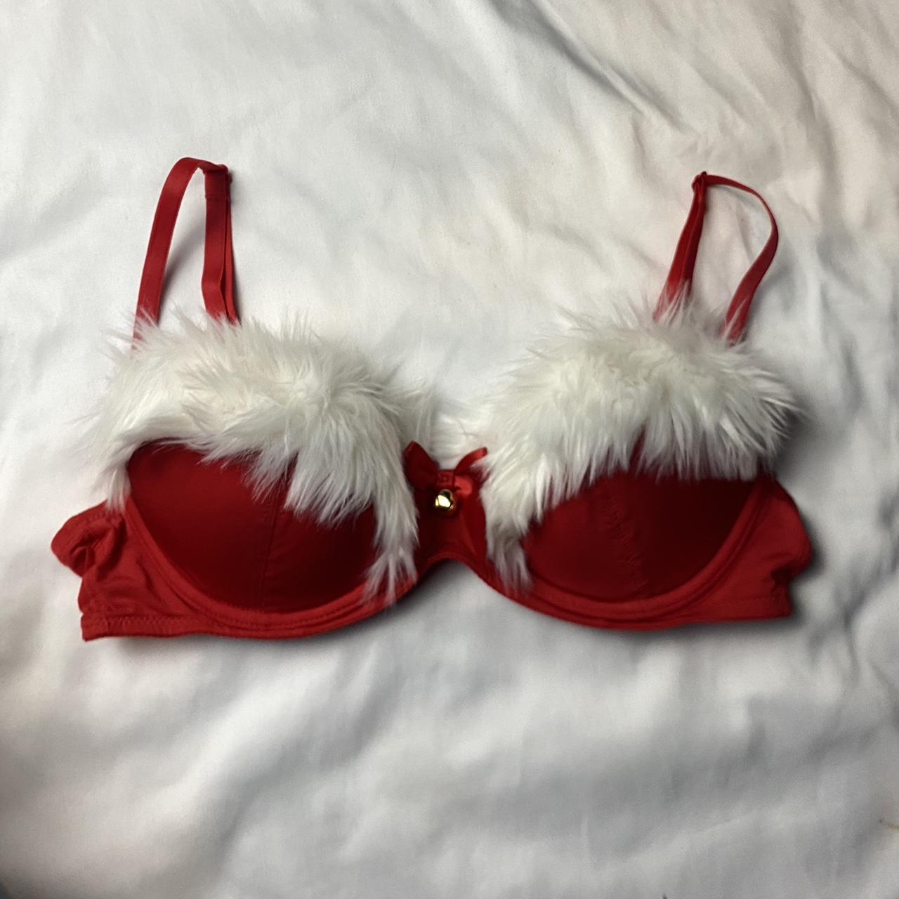 Y2k Santa bra adjustable straps brand: adore me... - Depop