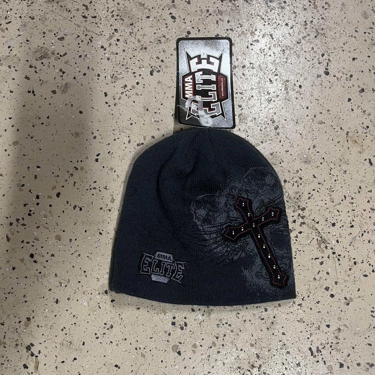 Y2K MMA elite beanie, never worn still has tags one... - Depop