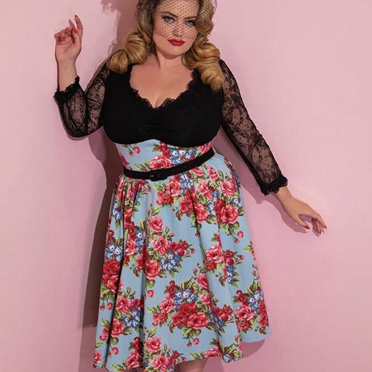 Vixen by Micheline Pitt. Large, NWT Romantique Swing... - Depop