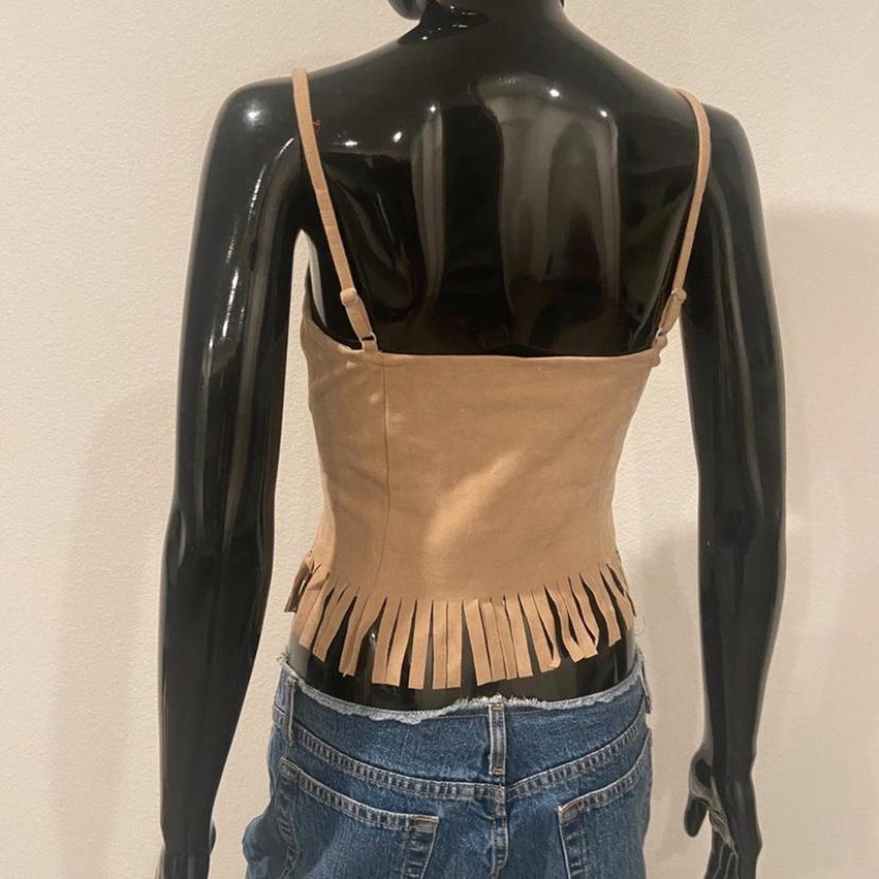 Women's Tan Vest | Depop