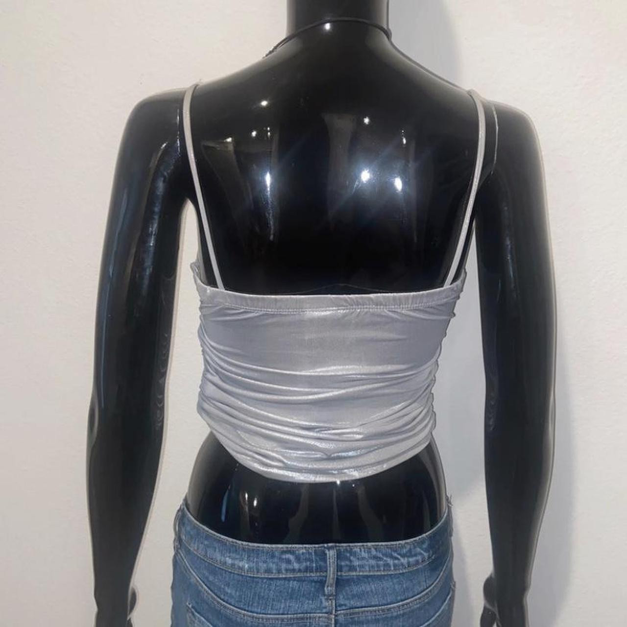 Women's Silver Vest | Depop