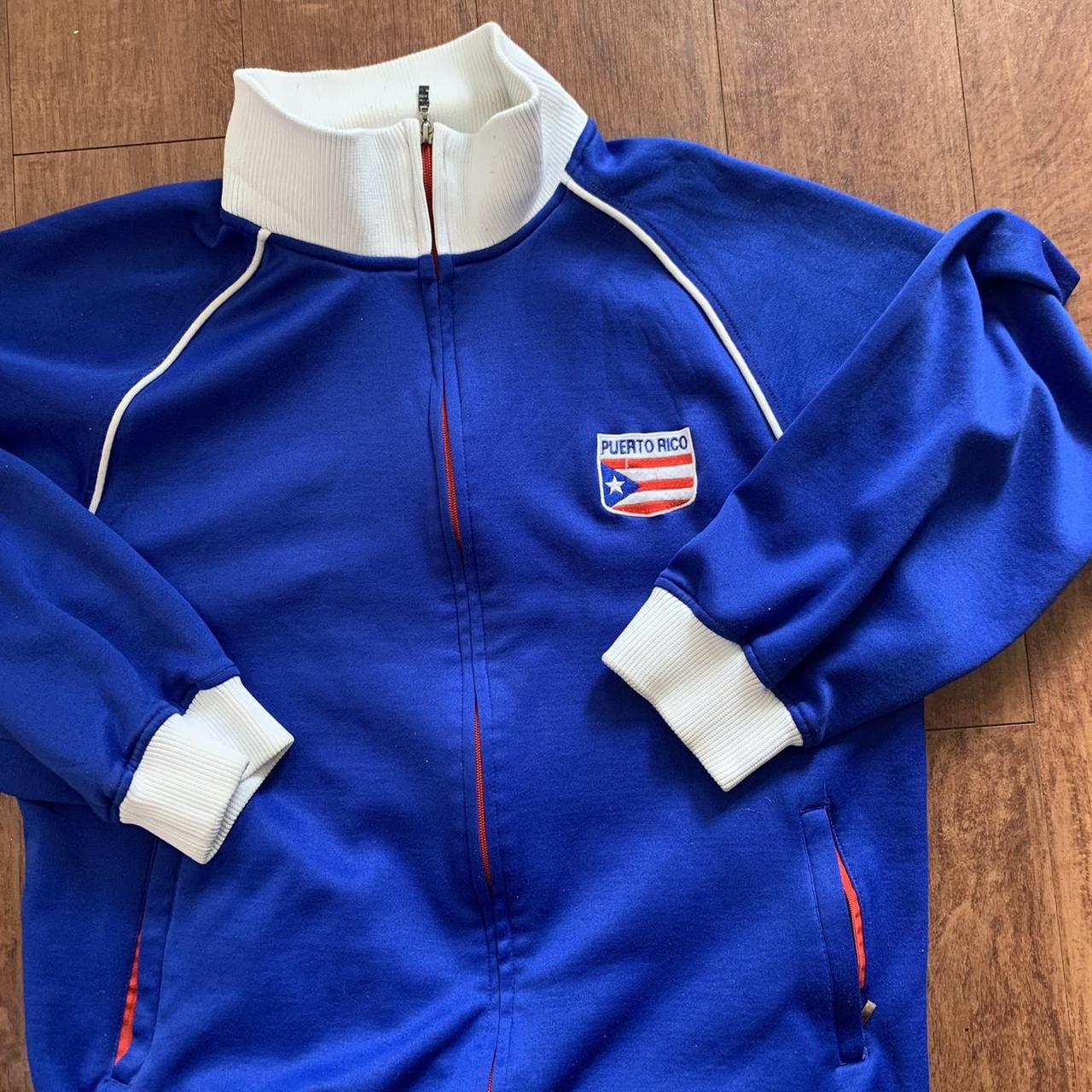 Puerto rico soccer/ track jacket - excellent... - Depop