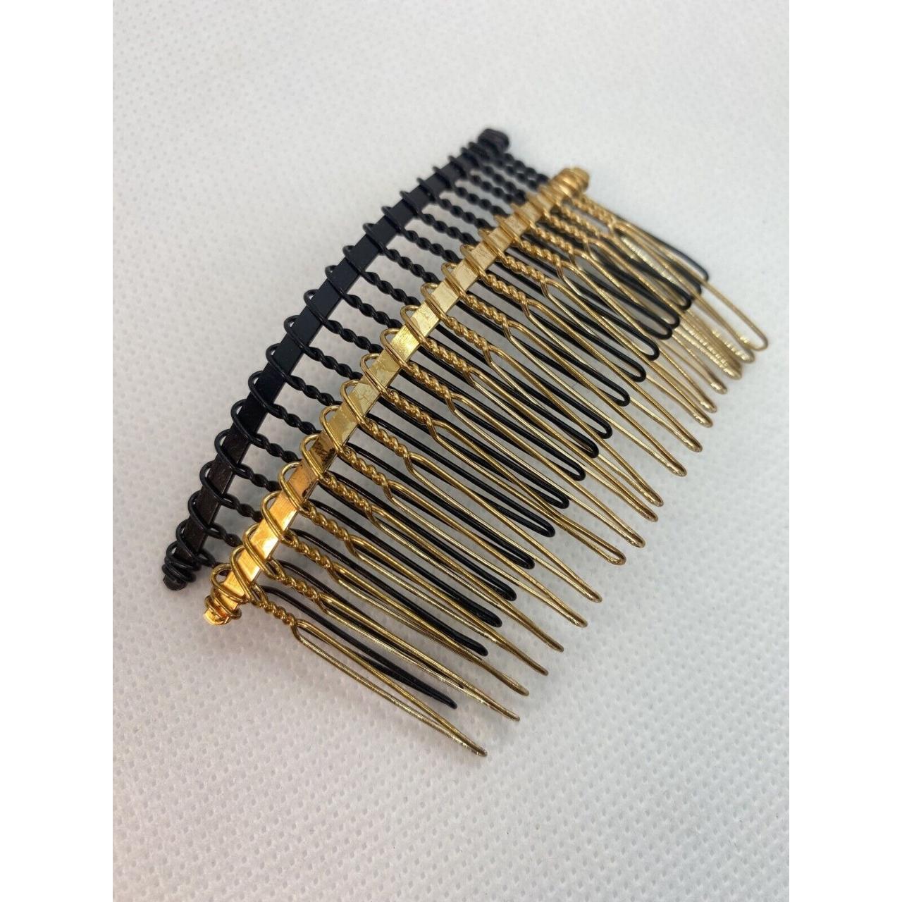 Teeth Metal Twisted Wire Hair Comb Base Clip set of... - Depop