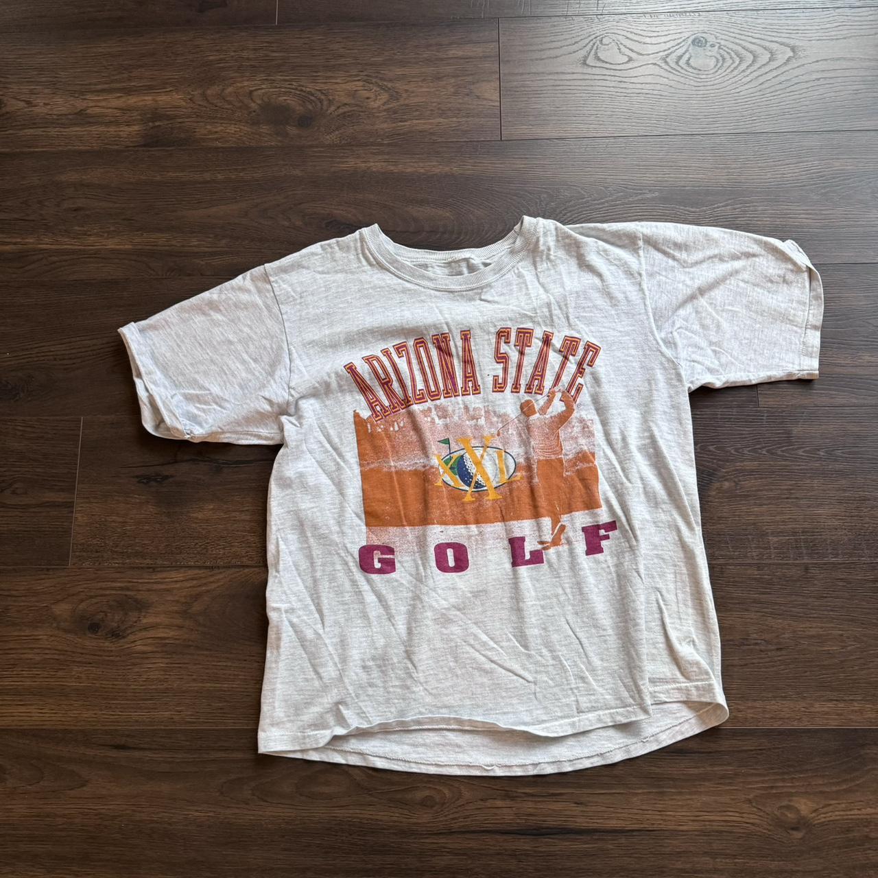 ASU Vintage Arizona State Golf T-Shirt -Size... - Depop