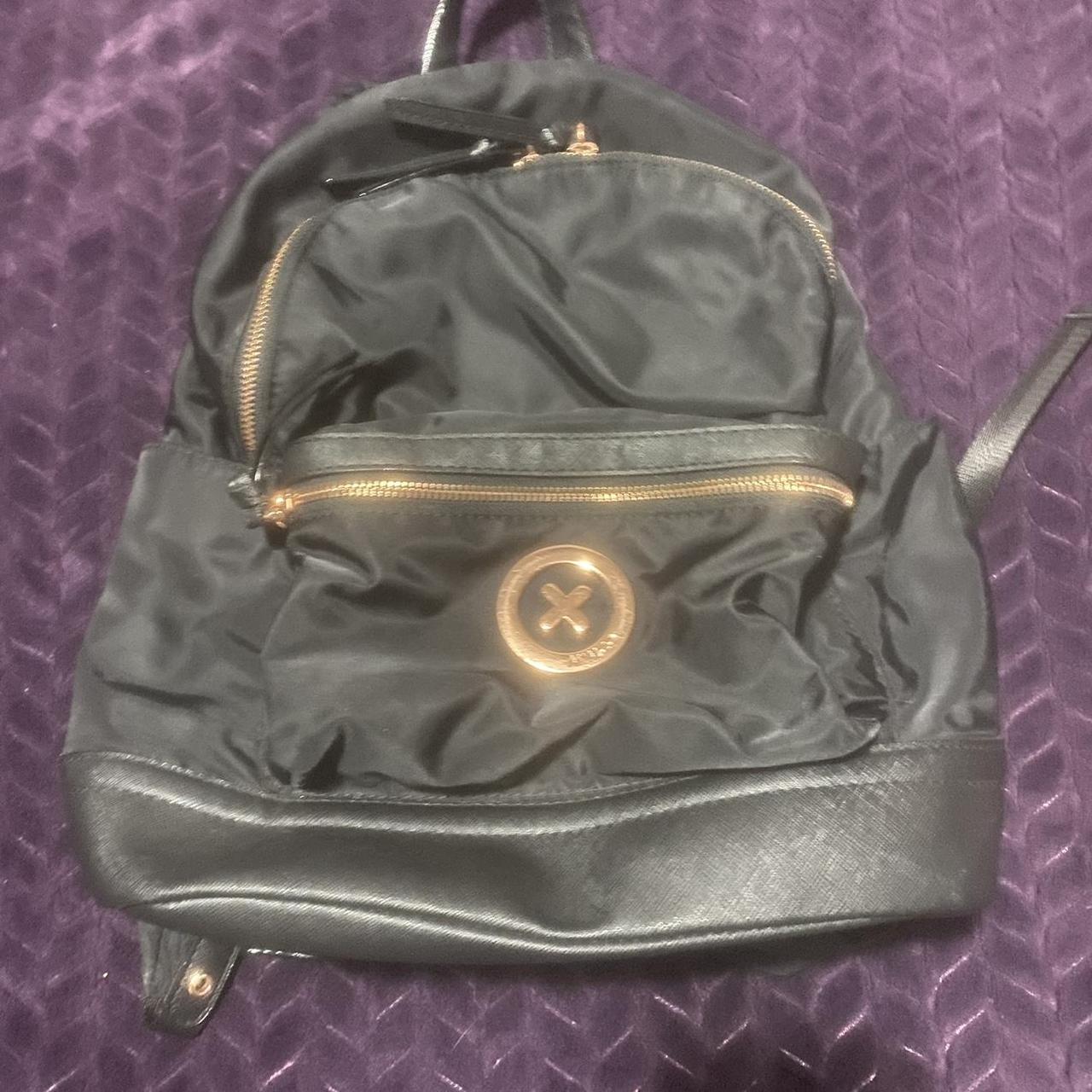 Black and rose gold mimco backpack - Depop