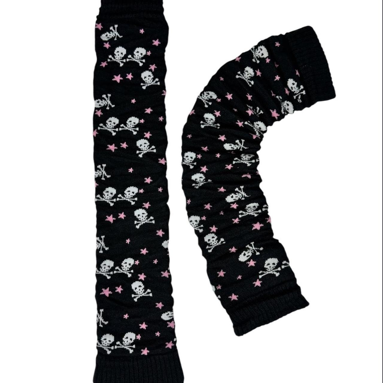 Skull Emo Pink Star Leg warmers/arm warmers☠️🩷. If... | Depop