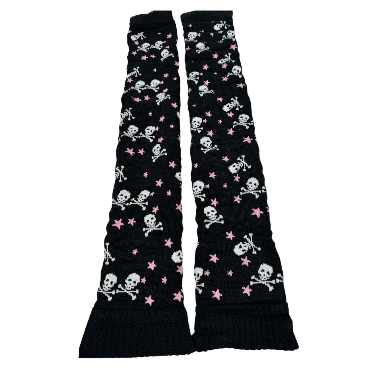 Skull Emo Pink Star Leg warmers/arm warmers☠️🩷. If... | Depop