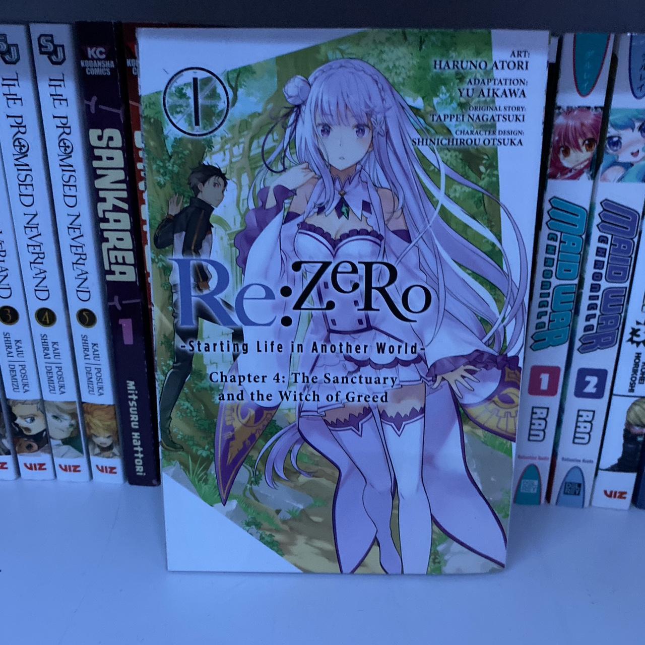 Re zero book 1 manga. Great condition can bundle.... - Depop