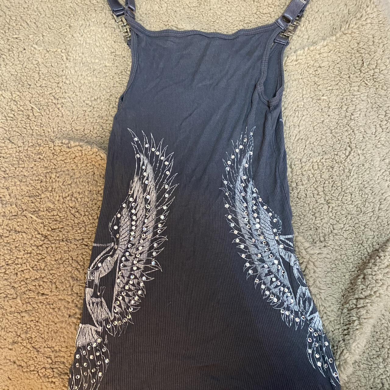 WEST COAST CHOPPERS GOLD AMAZING TANK WITH CHAINS ON... - Depop