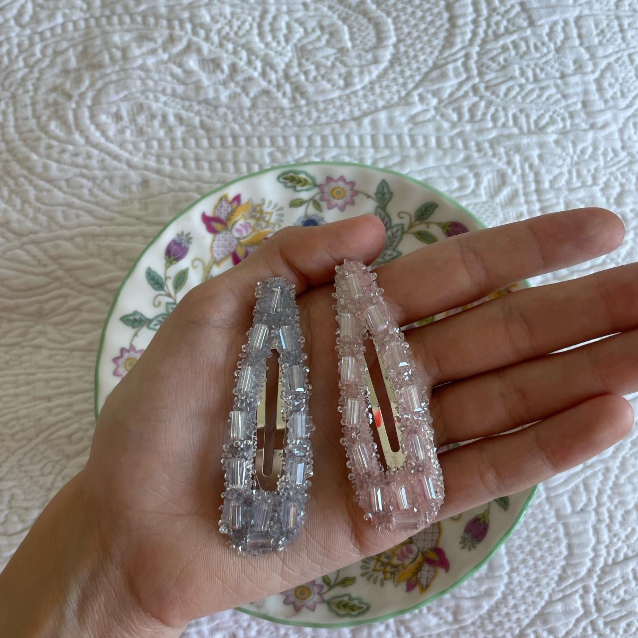 Kate Spade New York Women's Pink and Grey Hair-accessories | Depop