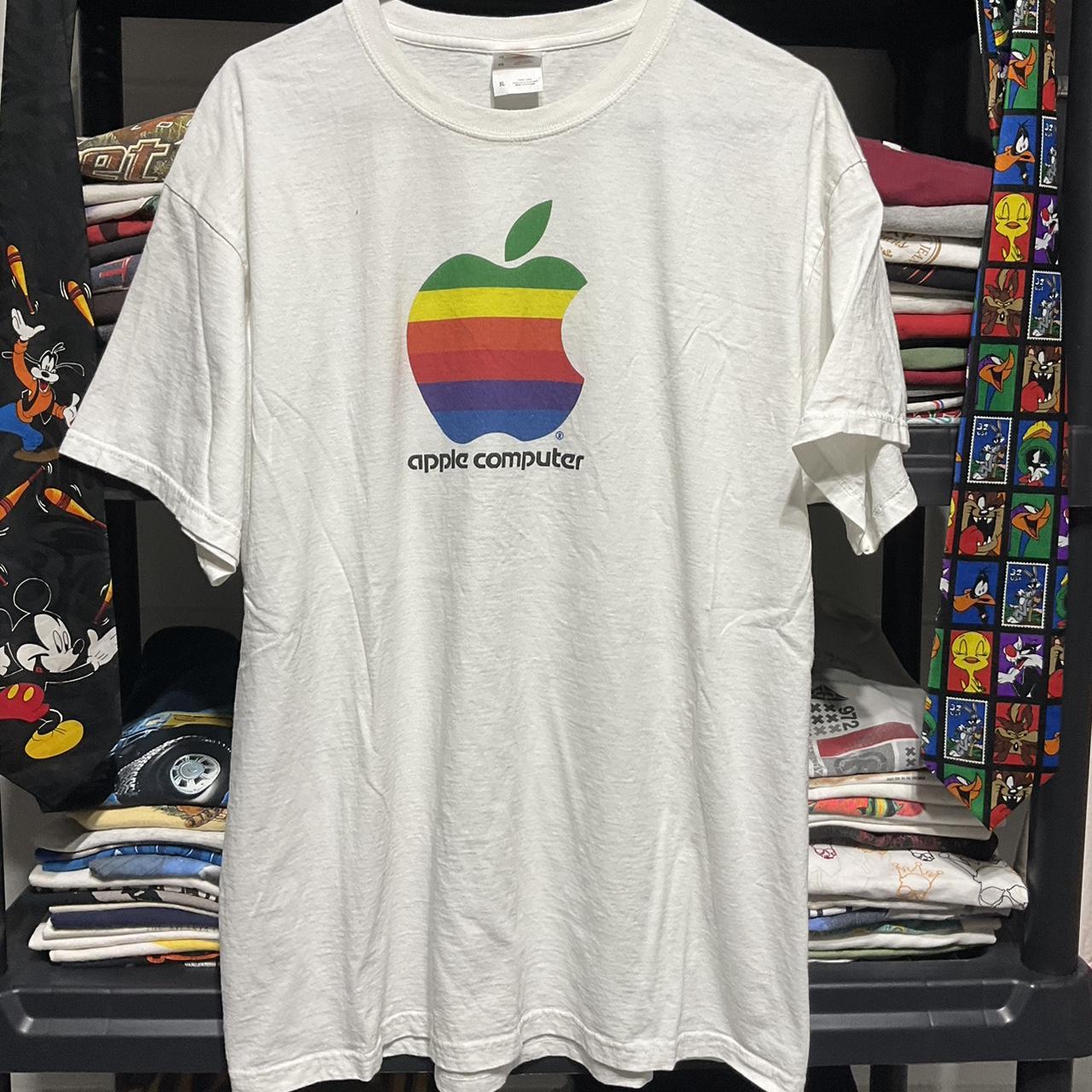 Vintage Y2K Apple computer tee @depop #mac #apple... - Depop