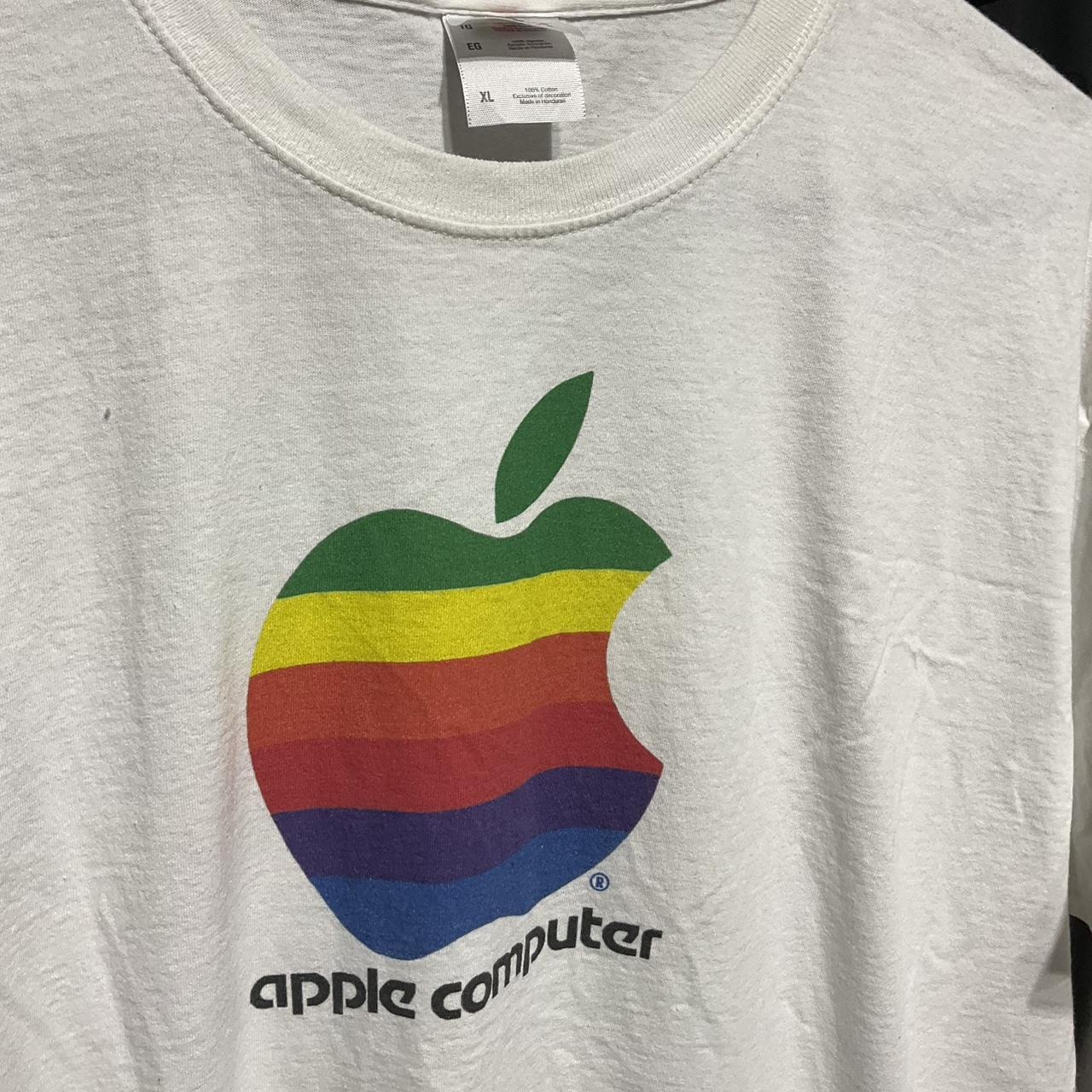 Vintage Y2K Apple computer tee @depop #mac #apple... - Depop