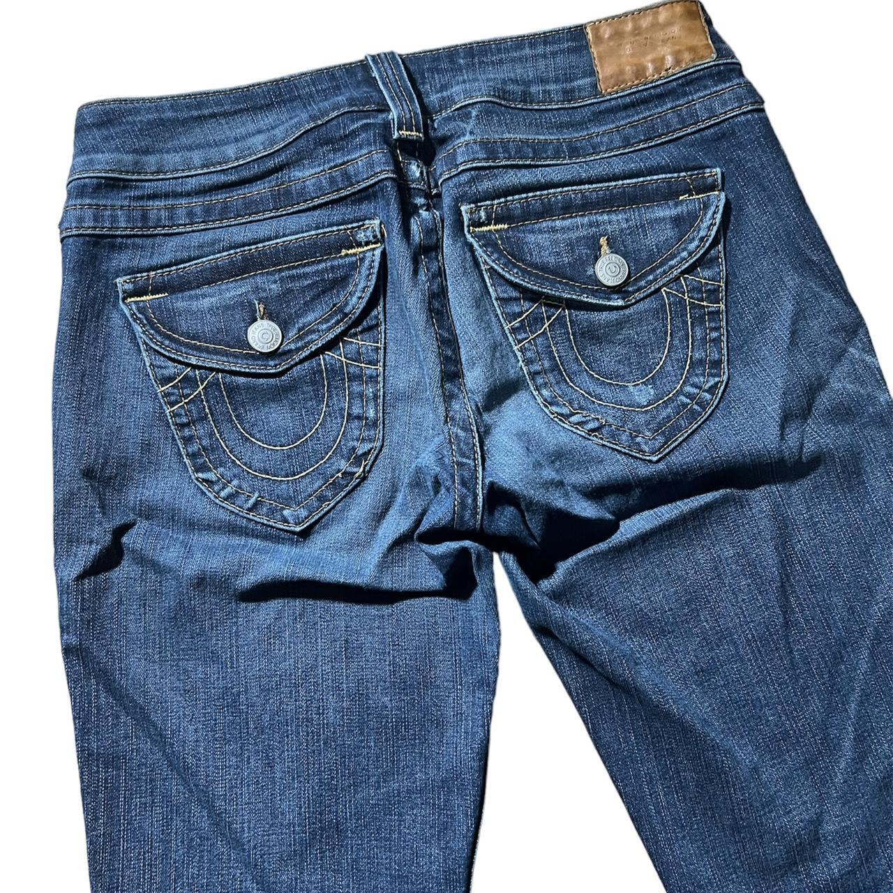 Y2K LOW RISE FLARE TRUEYS TRUE RELIGION USA MADE... - Depop