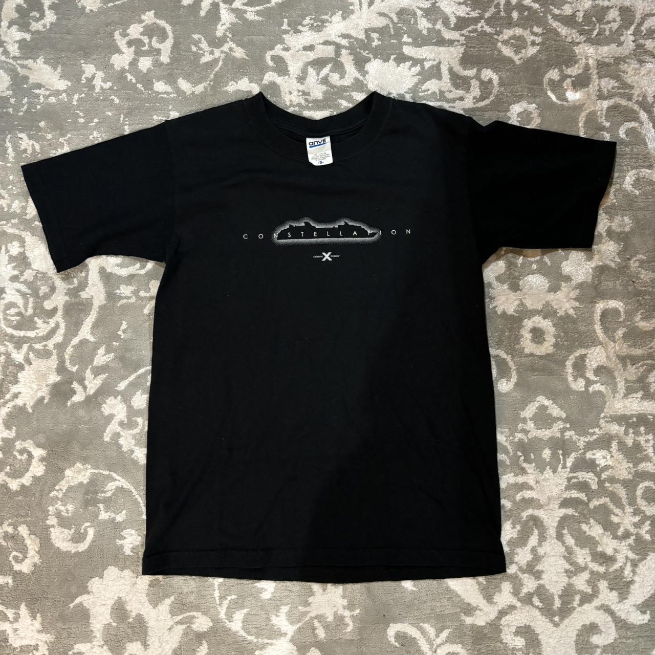 Cool shirt design that says constellation with anvil... | Depop
