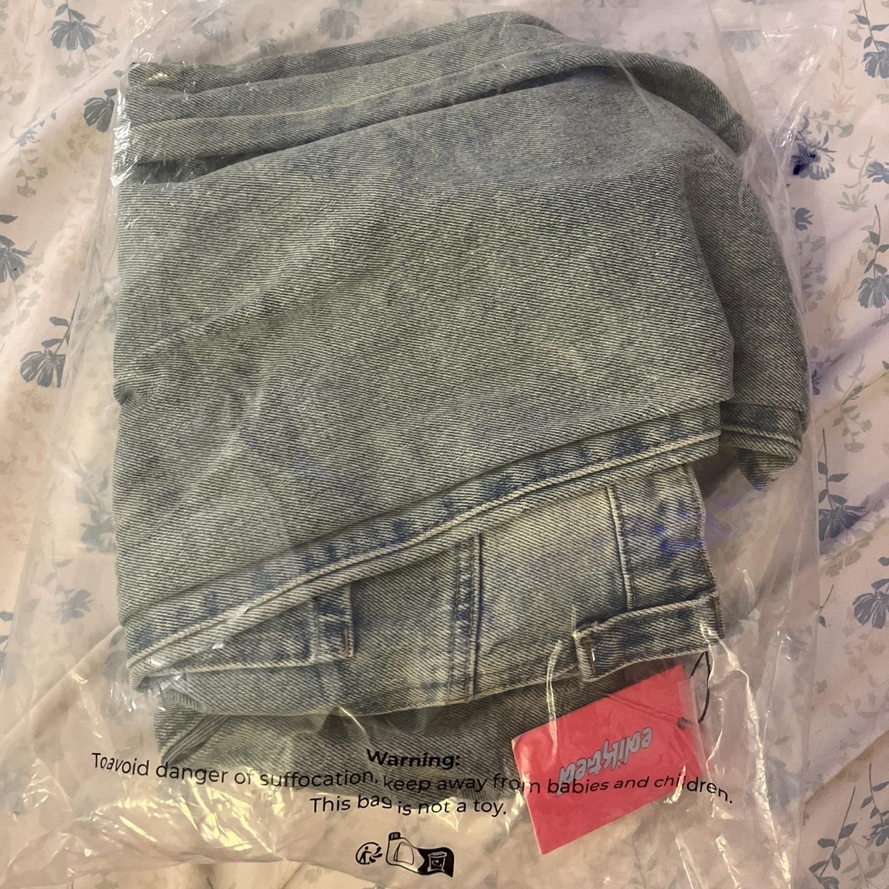 🎀Blue washed denim Edikted jeans 🎀 -Unused -Size... - Depop