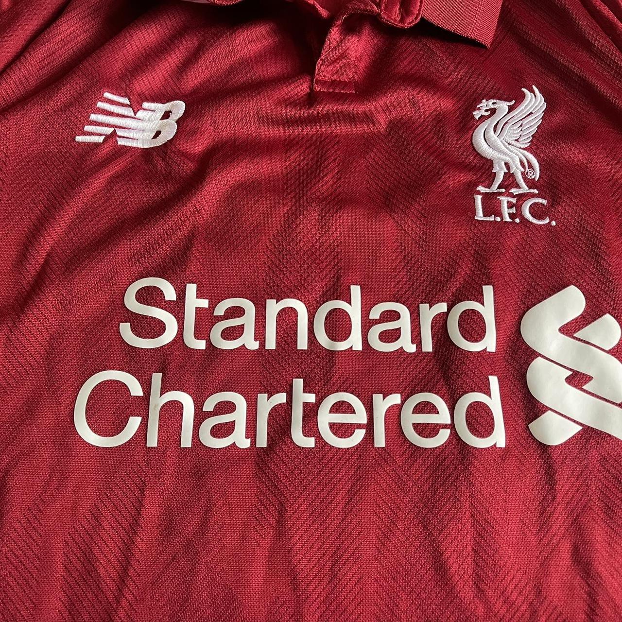 NEW BALANCE LIVERPOOL 2018-2019 HOME FOOTBALL SHIRT... - Depop