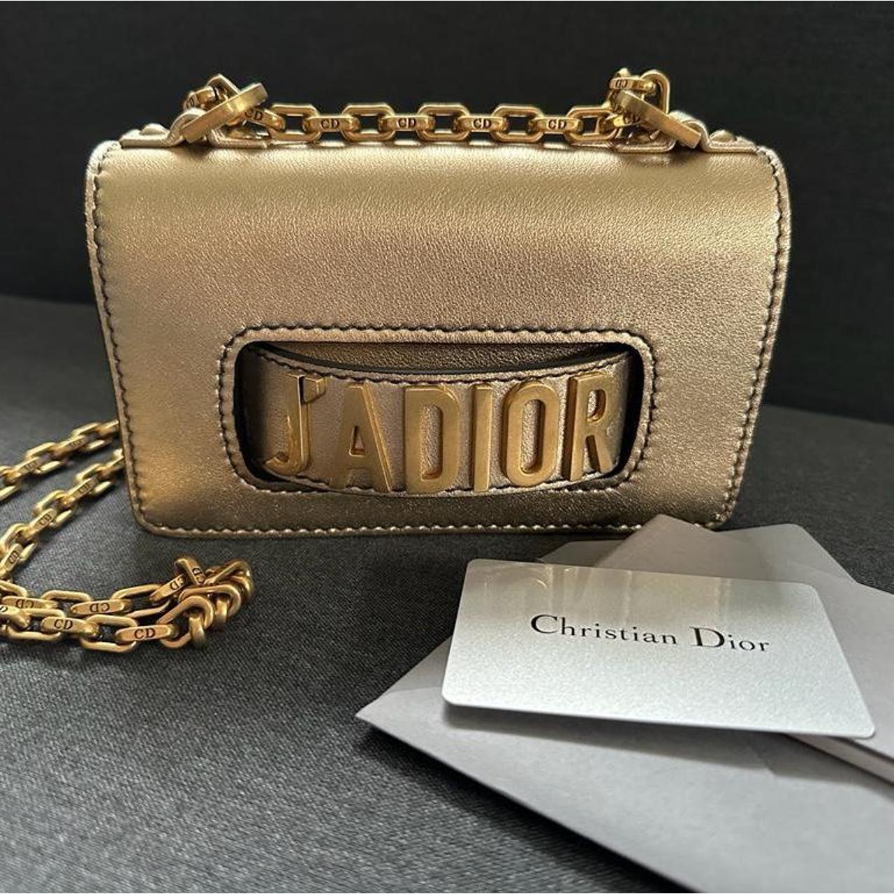 Christian Dior Women's Gold Bag | Depop