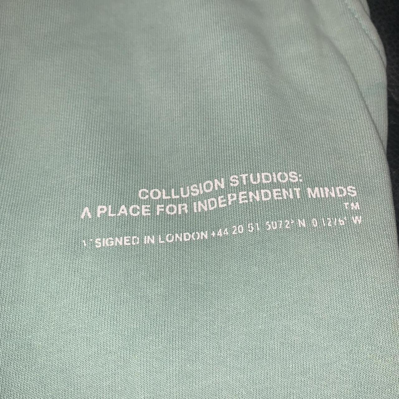 Collusion men’s trackies in Teal Wash colour.... - Depop
