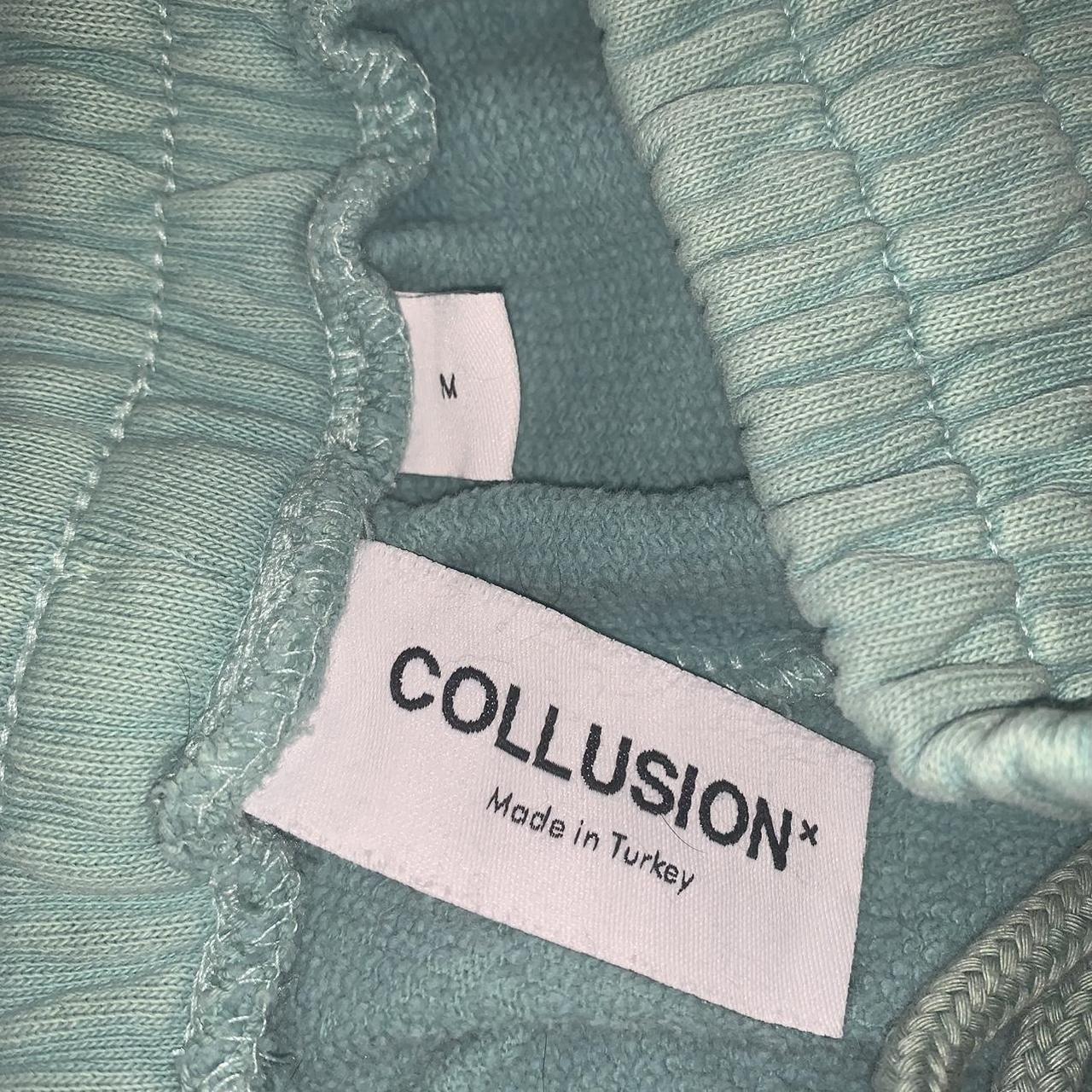 Collusion men’s trackies in Teal Wash colour.... - Depop