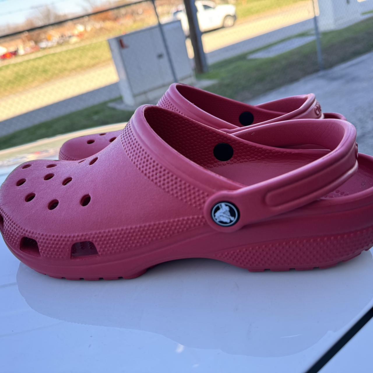 Red Crocs Size 10 Men/12 Women Good condition Like... - Depop