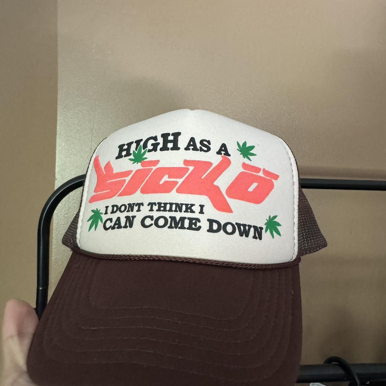 Sicko trucker hat “High as a sicko I don’t think I... - Depop