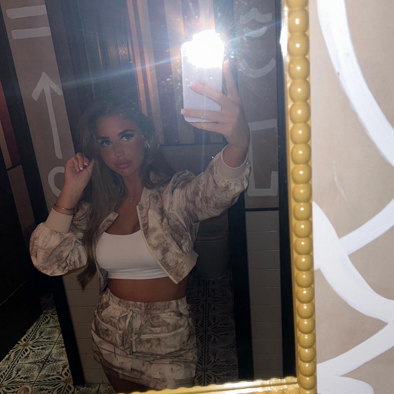 Ego official co ord. Bomber jacket and skirt. Worn... - Depop