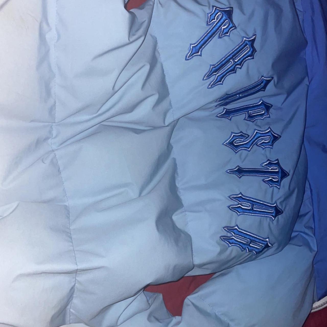 Blue Trapstar Iron gate gilet Authentic Used good... - Depop