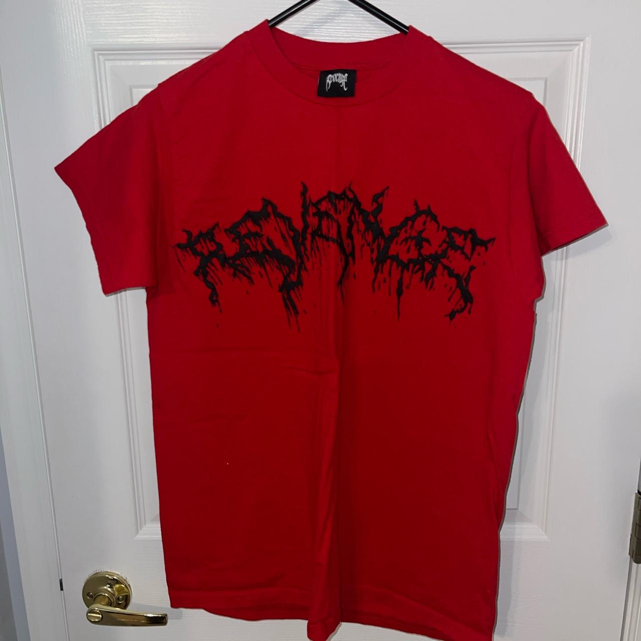 revenge graphic t shirt - Depop