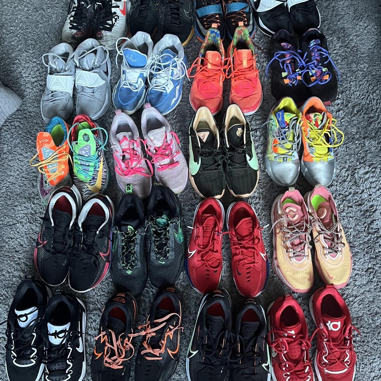 This is my most recent hoop shoe collection Dm me... | Depop