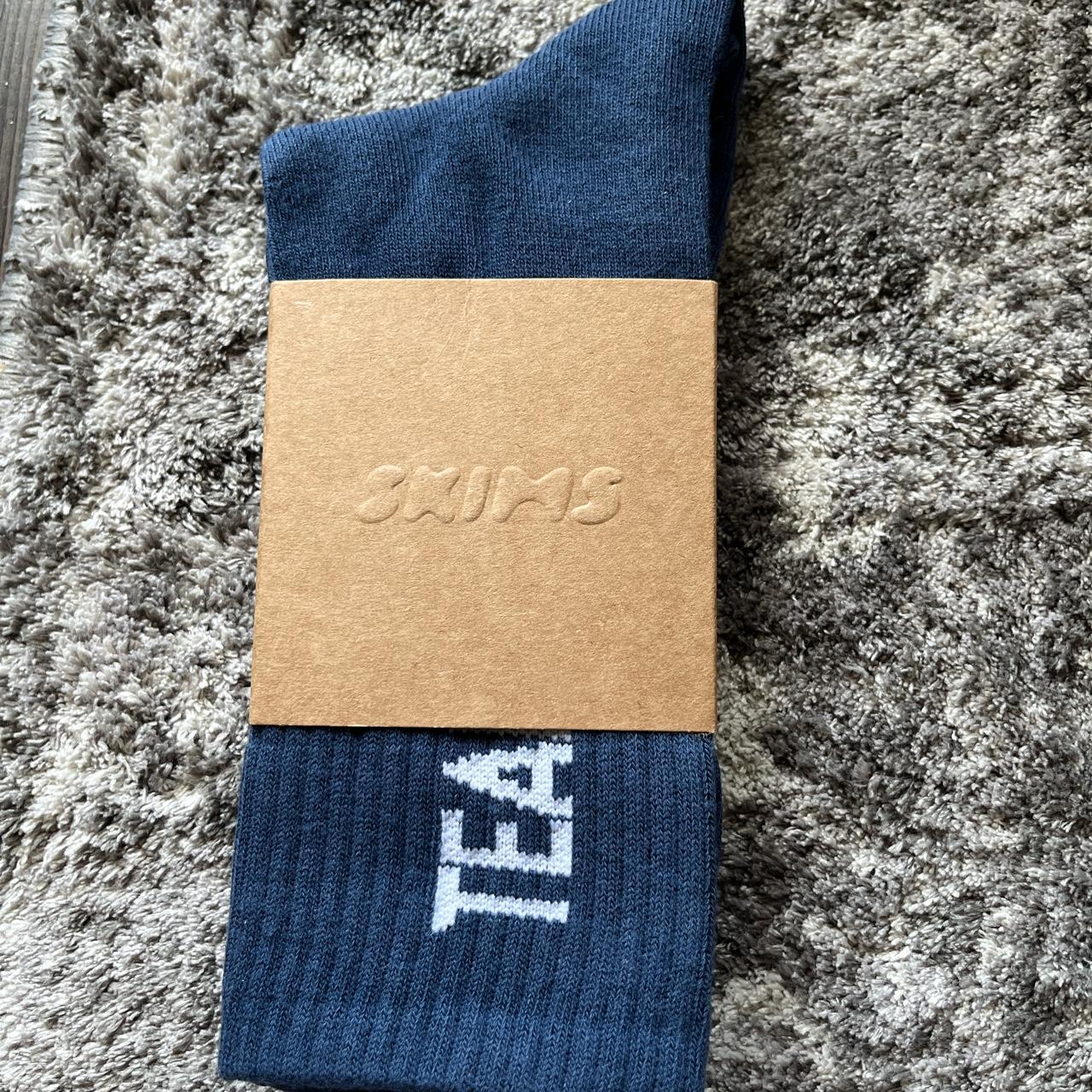 Limited edition skims crew socks. Team USA. - Depop