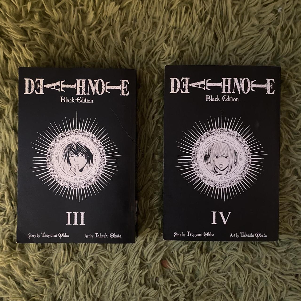 death note black edition books 5-8! sold together... - Depop