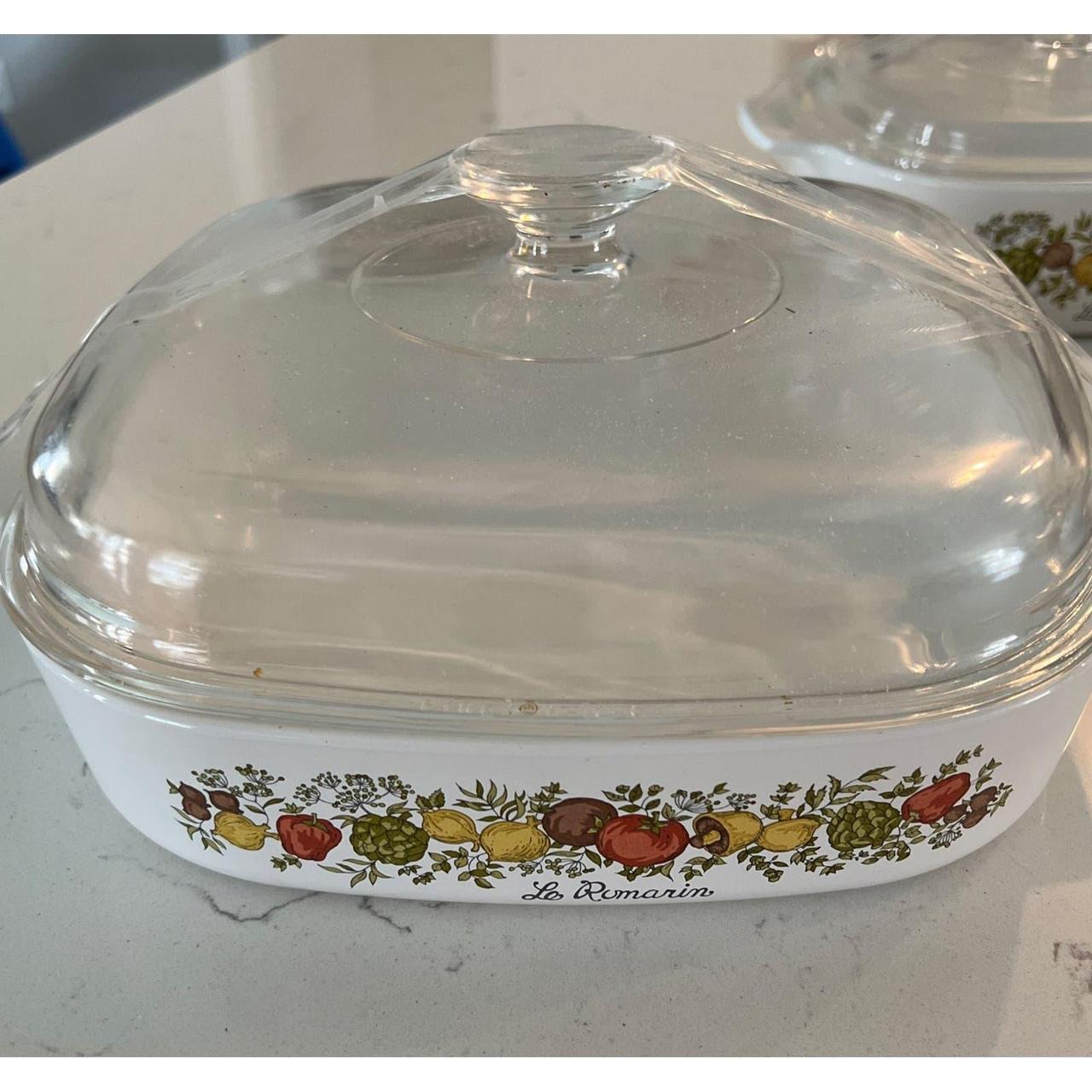 Vintage Corning Ware 1960’s Spice of Life Pyrex with... - Depop