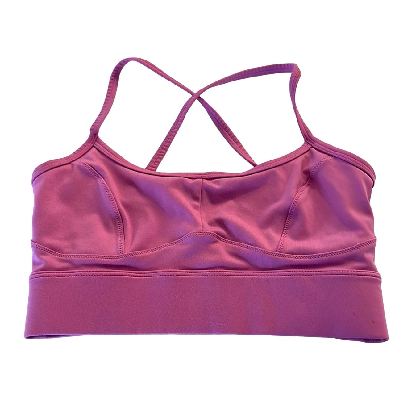 Varley Pink Let's Move Irena Sports Bra Size Women's... - Depop