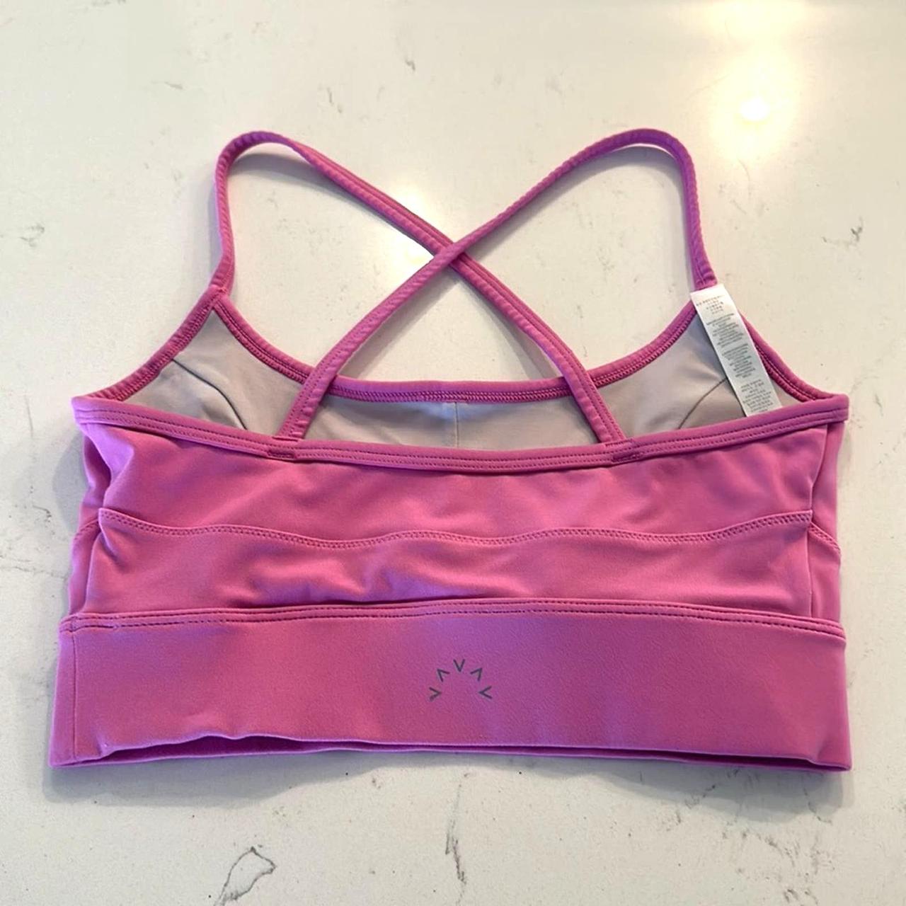 Varley Pink Let's Move Irena Sports Bra Size Women's... - Depop