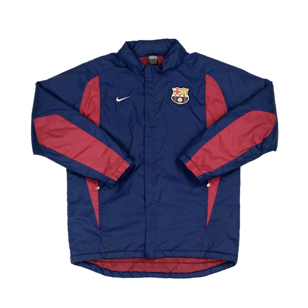 Nike Jacket Vintage Nike Barcelona FC jacket... - Depop