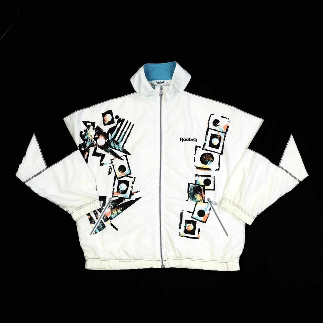 Vintage Reebok bomber jacket Original 90s Reebok... - Depop