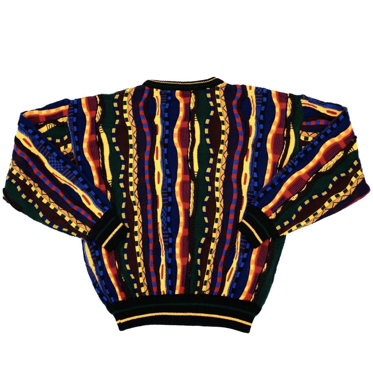 Vintage Cosby knit Original 90s multicoloured Cosby... - Depop