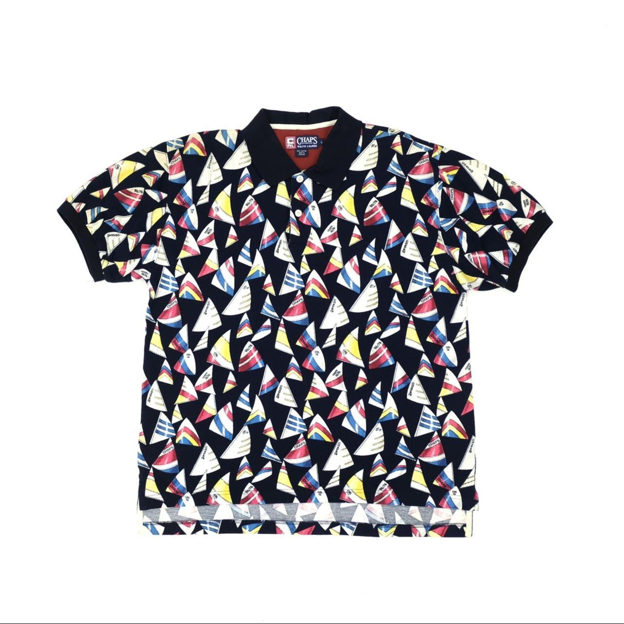 Ralph Lauren Chaps T-Shirt Vintage Chaps print polo... - Depop