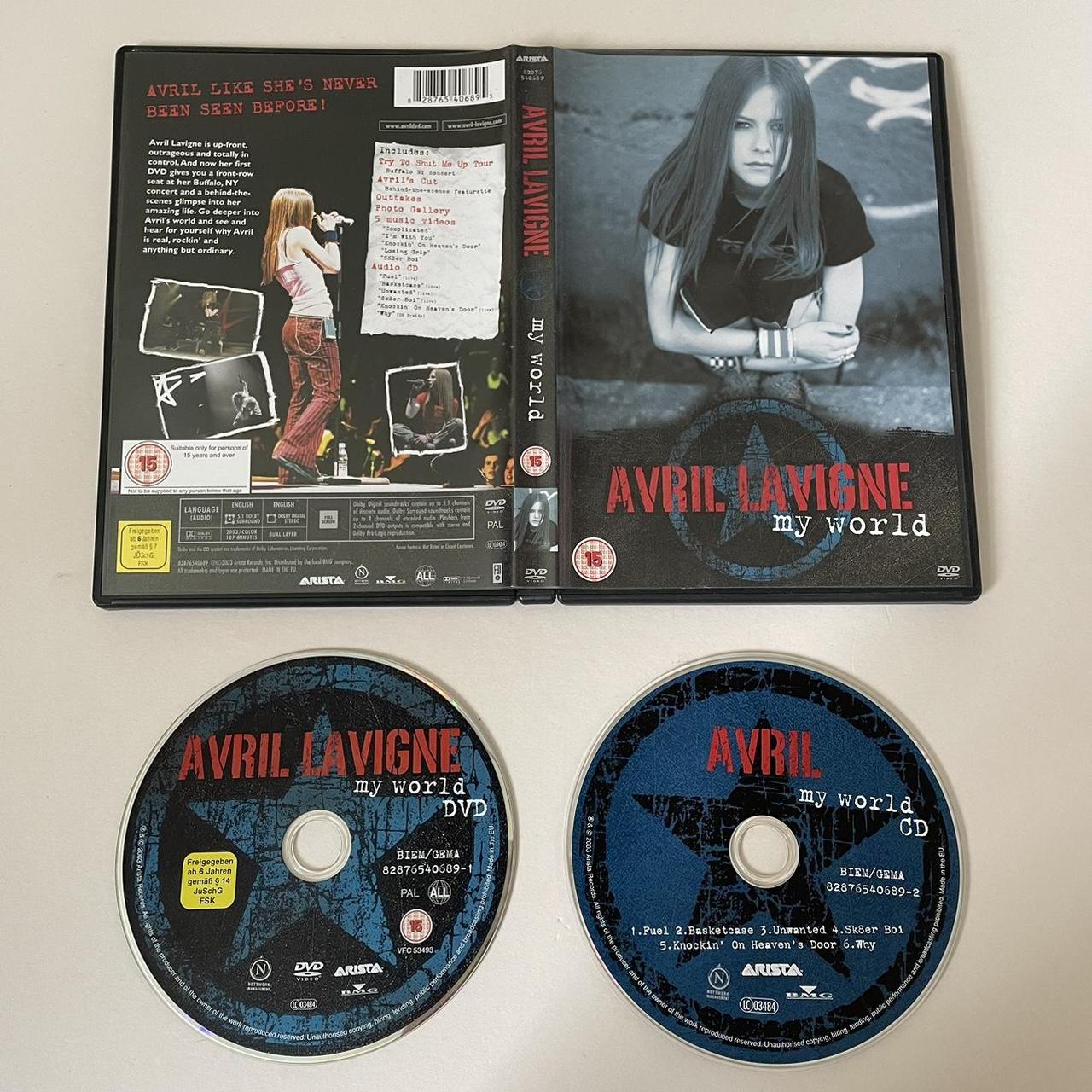 AVRIL LAVIGNE - My World CD and DVD. Very rare! (Let... - Depop