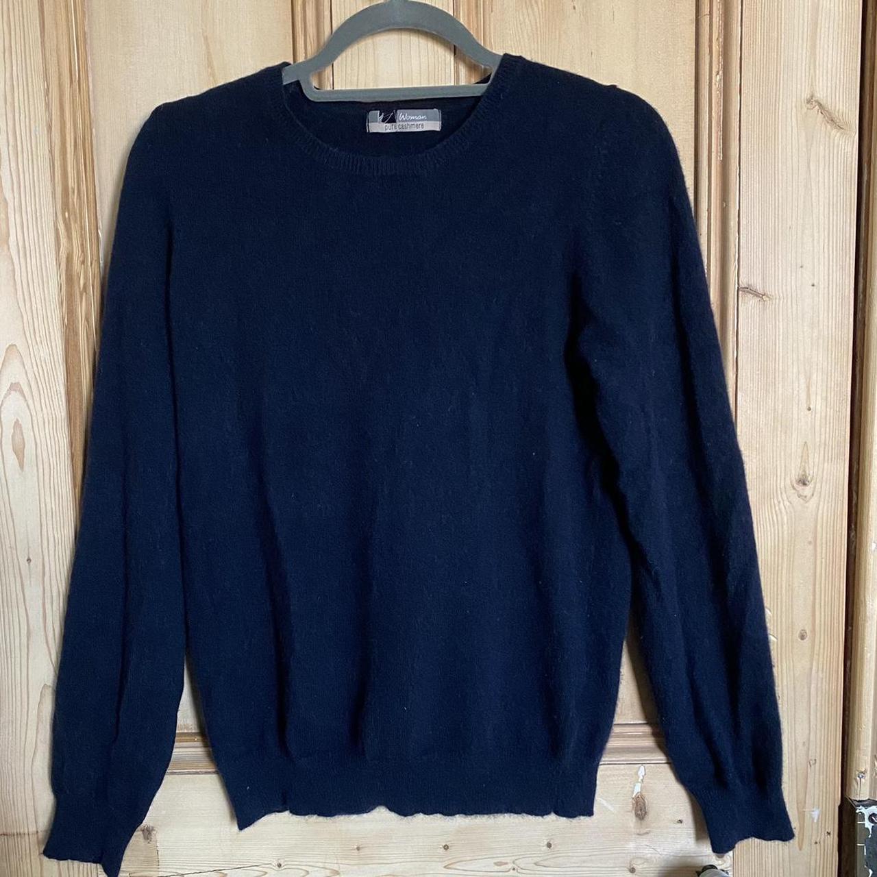 Women's Navy Jumper | Depop