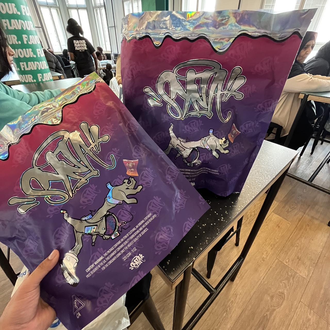 SYNA WORLD BABY BLUE T SHIRT Central cee EXLUSIVE t... - Depop