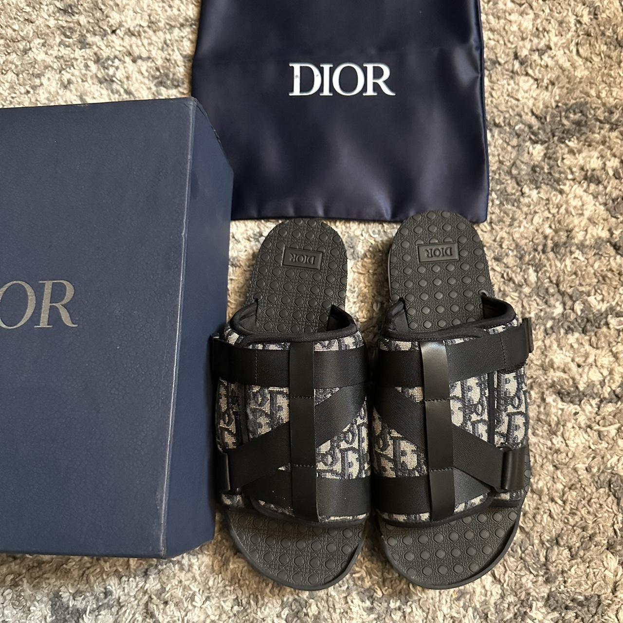 Dior Slides Size 9.5 Lmk offers - Depop