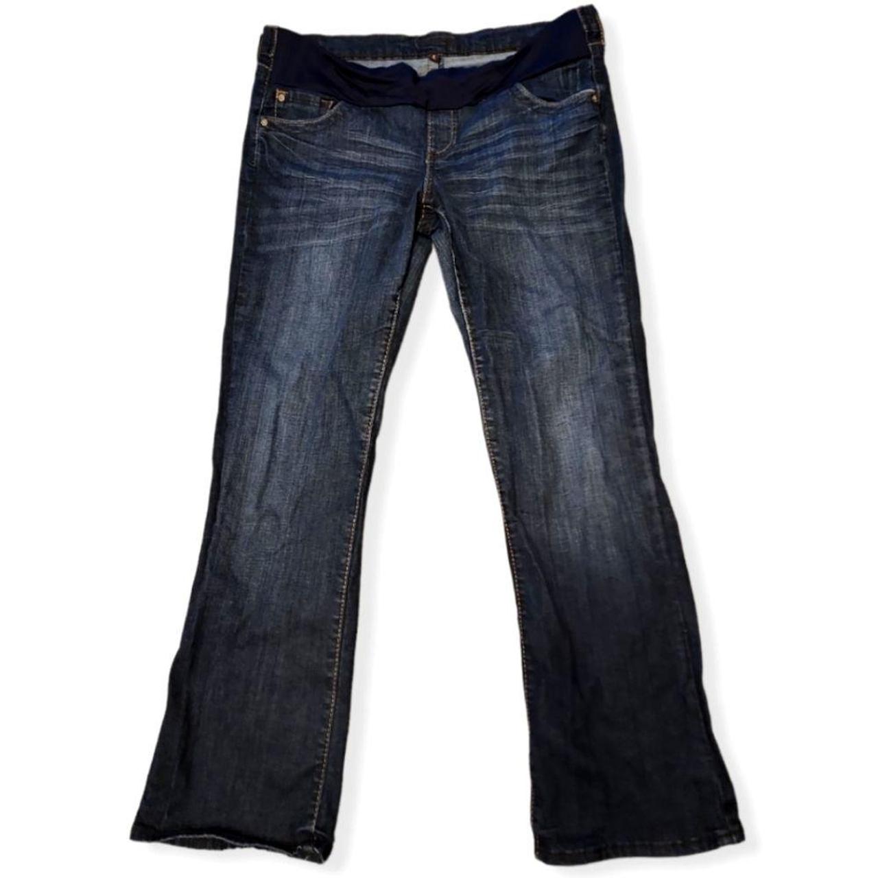 Common genes dark blue wash demin jeans bootcut size... - Depop