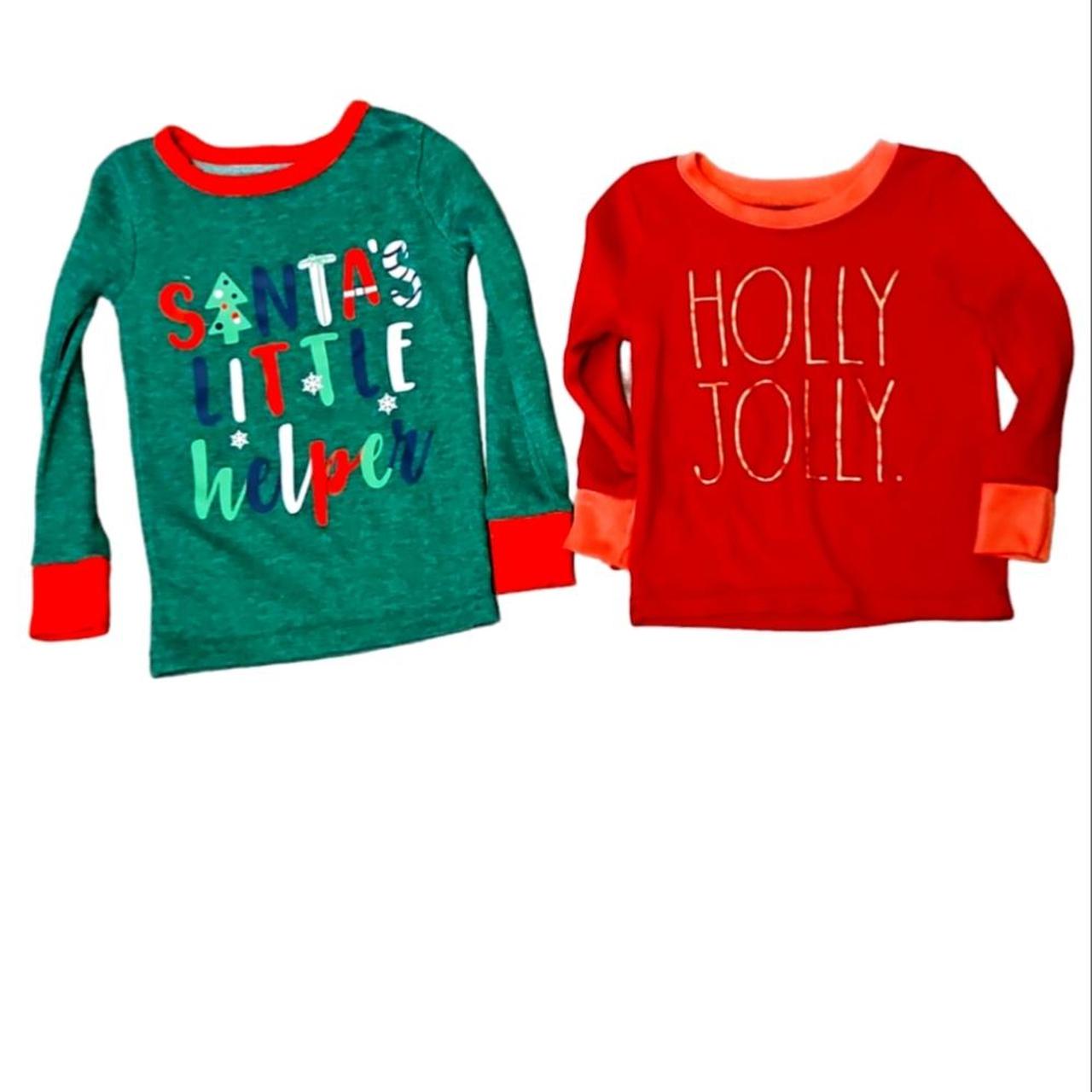 Rae dunn and pj essentials Long-sleeve graphic Tees... - Depop