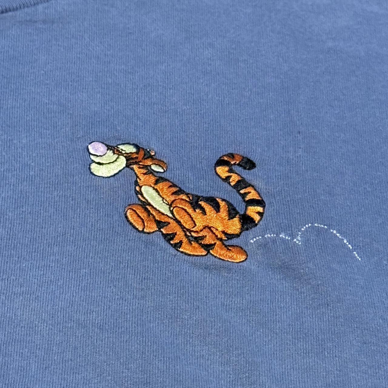 Vintage Disney blue and orange tigger tee Winnie... | Depop