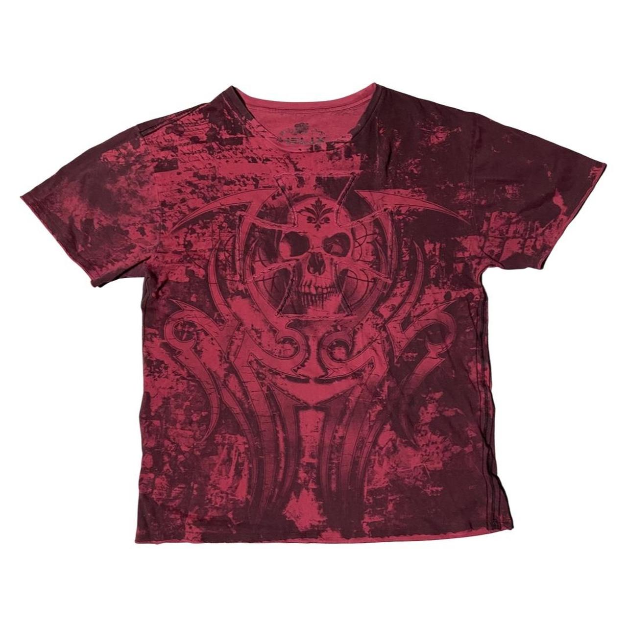 Men's Red and Black T-shirt | Depop