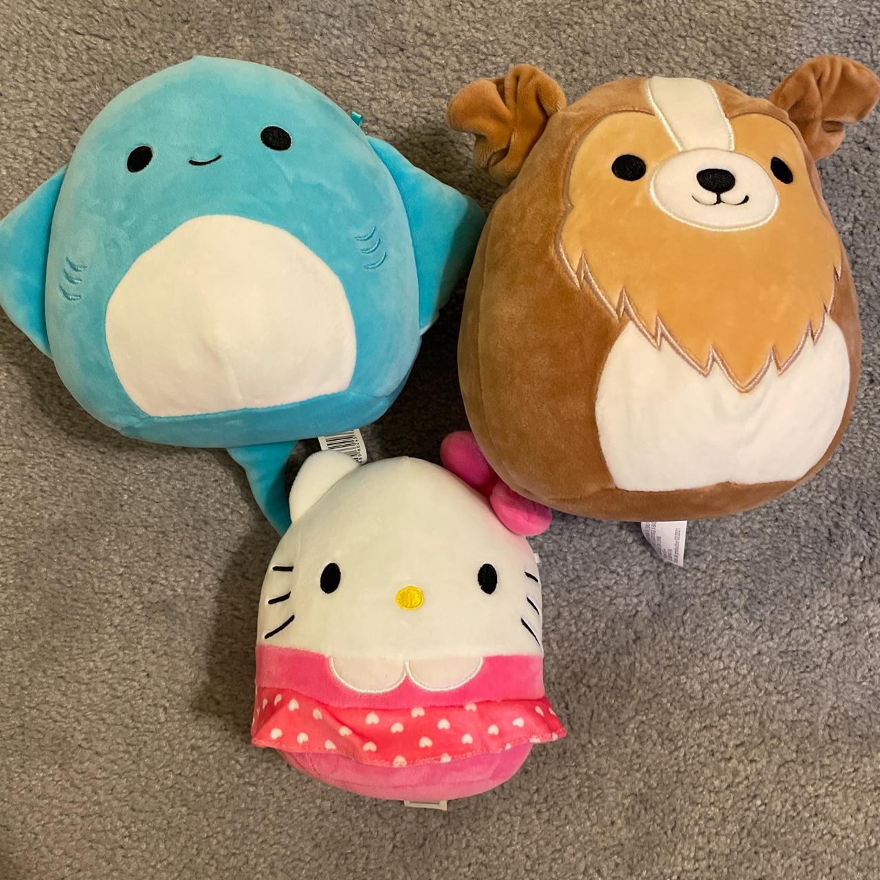 Squishmallows Lot of 3 squishmallows. Dog and ray... - Depop