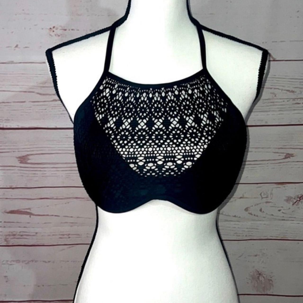 y2k BONGO padded string bikini top sz large,... - Depop