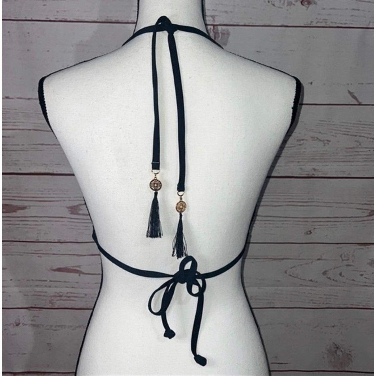 y2k BONGO padded string bikini top sz large,... - Depop