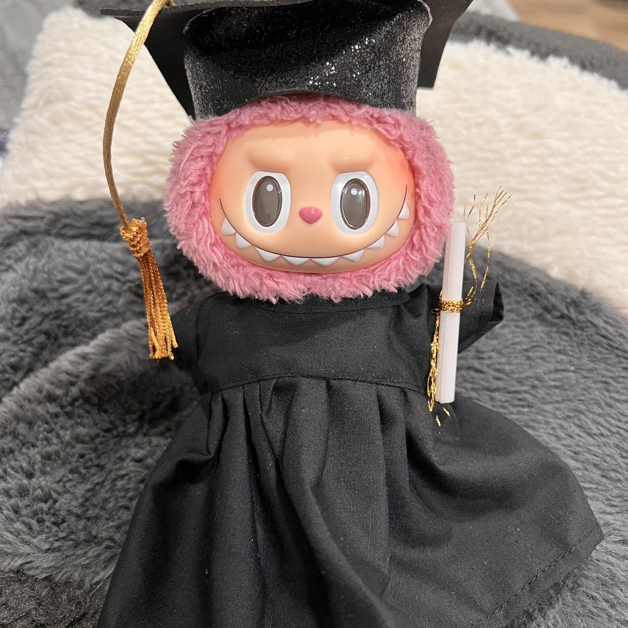Graduation cap and gown for labubu Comes with... | Depop